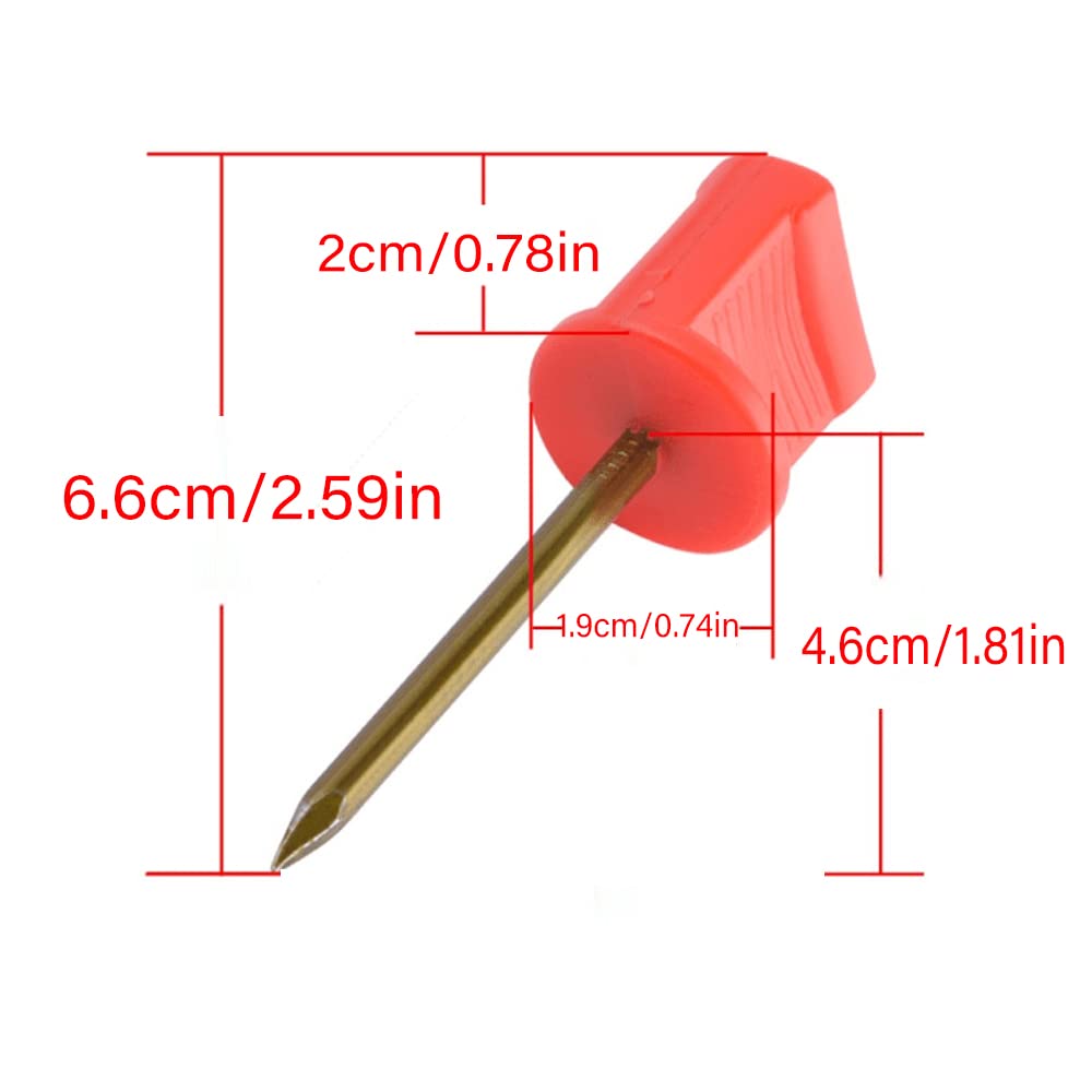 20Pack Archery Target Pins 2.5inch Target Nails for Holding Target Face/Paper on Foam Straw Targets