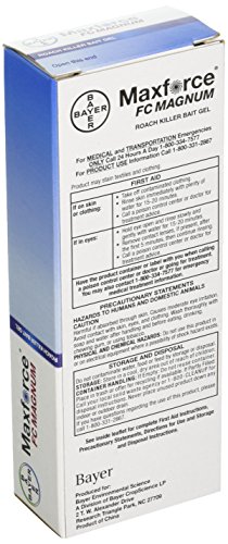 Bayer 79432135 maxforce FC Magnum Roach Killer Bait Gel Insecticide, Light Brown