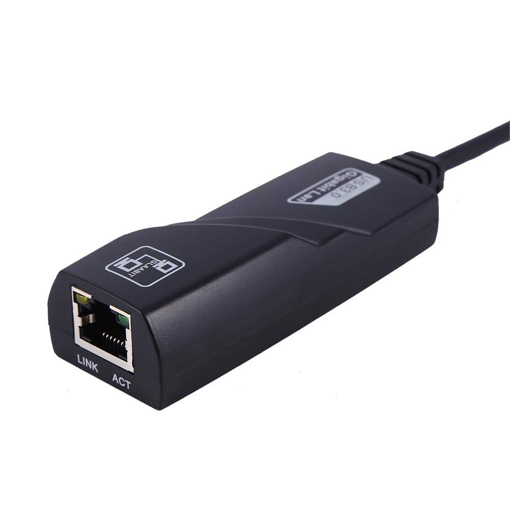 USB 3.0 to RJ45 Universal Network Adapter, High Speed Portable Gigabit Ethernet Network Card, SuperSpeed Internet Adapter with LAN Cable for Windows/VISTA/WIN7/win8/win8.1/OS10.12/