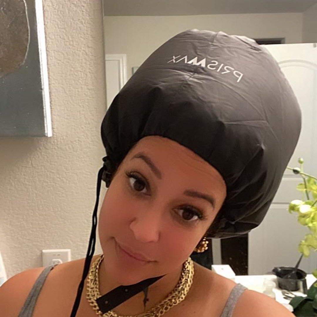 Prismax Bonnet Hood Hair Dryer Attachment - Soft Portable Hood for All Handheld Blow Dryers