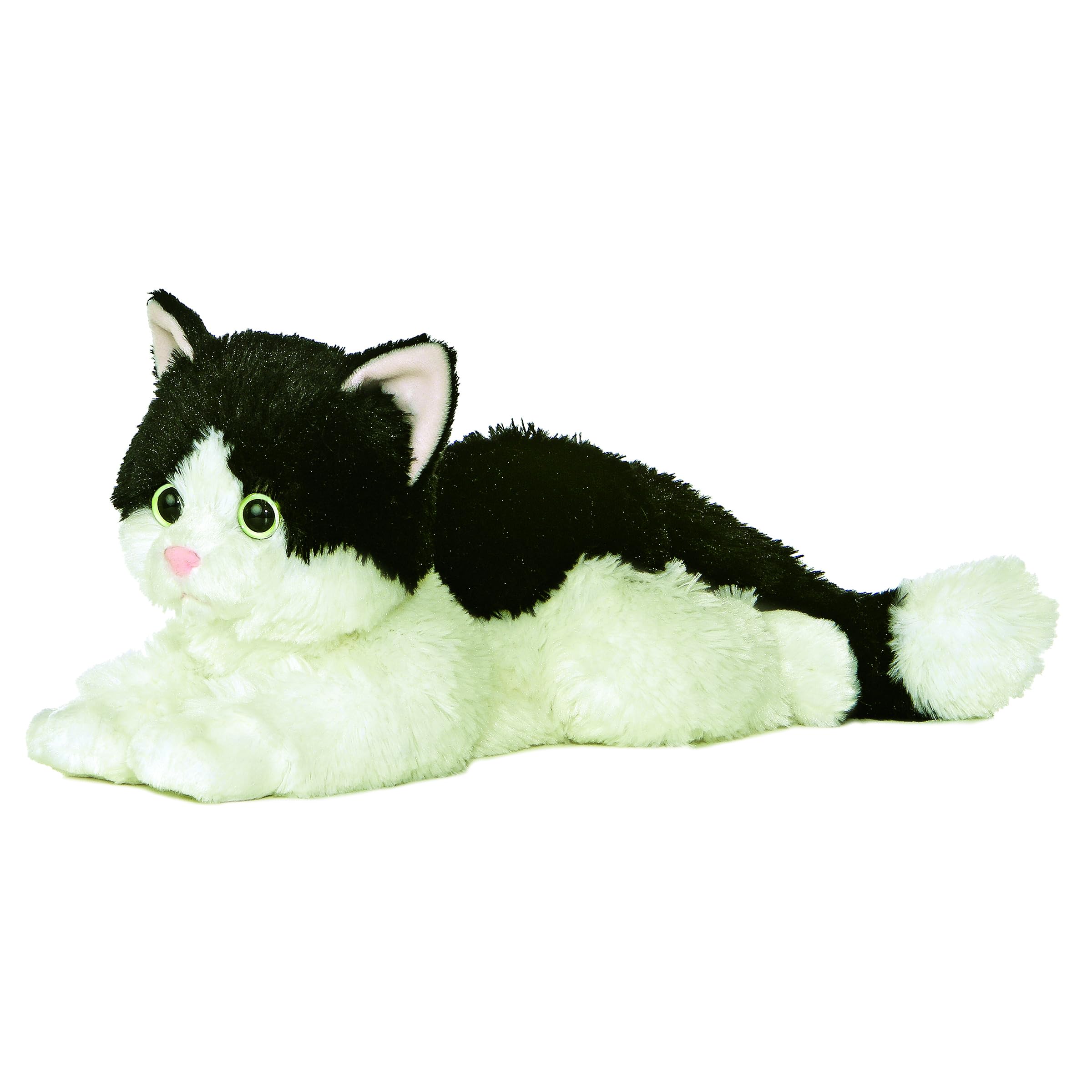 Aurora® Adorable Flopsie™ Oreo™ Stuffed Animal - Playful Ease - Timeless Companions - Black 12 Inches