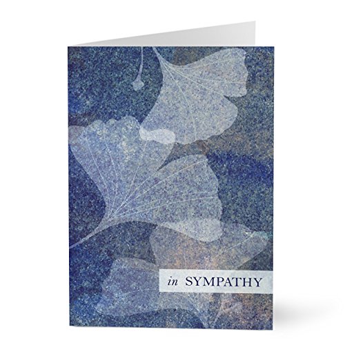 Hallmark Business (25 Pack) Sympathy Cards (Ginkgo Leaves) for Employees or Customers