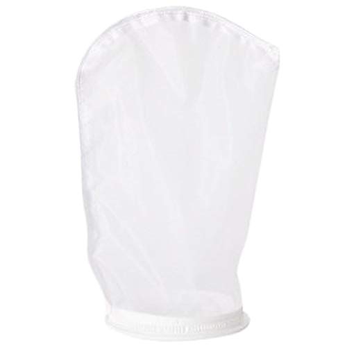 Honritone 2Pack Nylon Monofilament Mesh Filter Socks NMO 400 Micron - 7 Inch Ring by 18 Inch Long β Water Liquid Filter Bags for Aquarium, Industrial, Chemical (400 Micron 7 x 18 Inch Nylon)