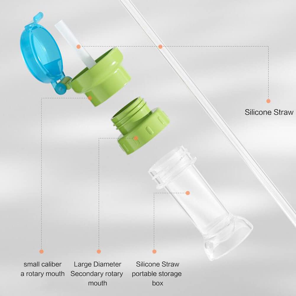 3PCS Bottle Twist Lid, Spill Proof Water Bottle Twist Cover Cap for Juice Soda, Water Bottle Caps with Straw - Random Colour
