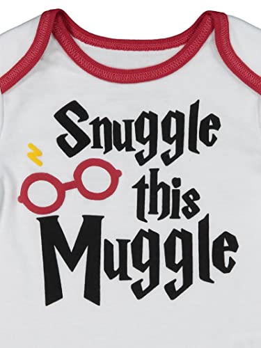 Harry Potter Infant Baby Boys 3 Pack Short Sleeve Bodysuits Multicolored 24 Months