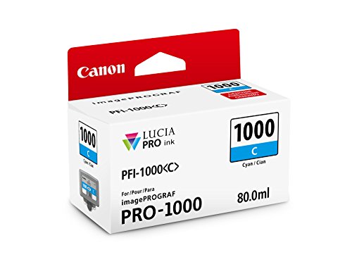 CanonInk Lucia PRO PFI-1000 Cyan Individual Ink Tank