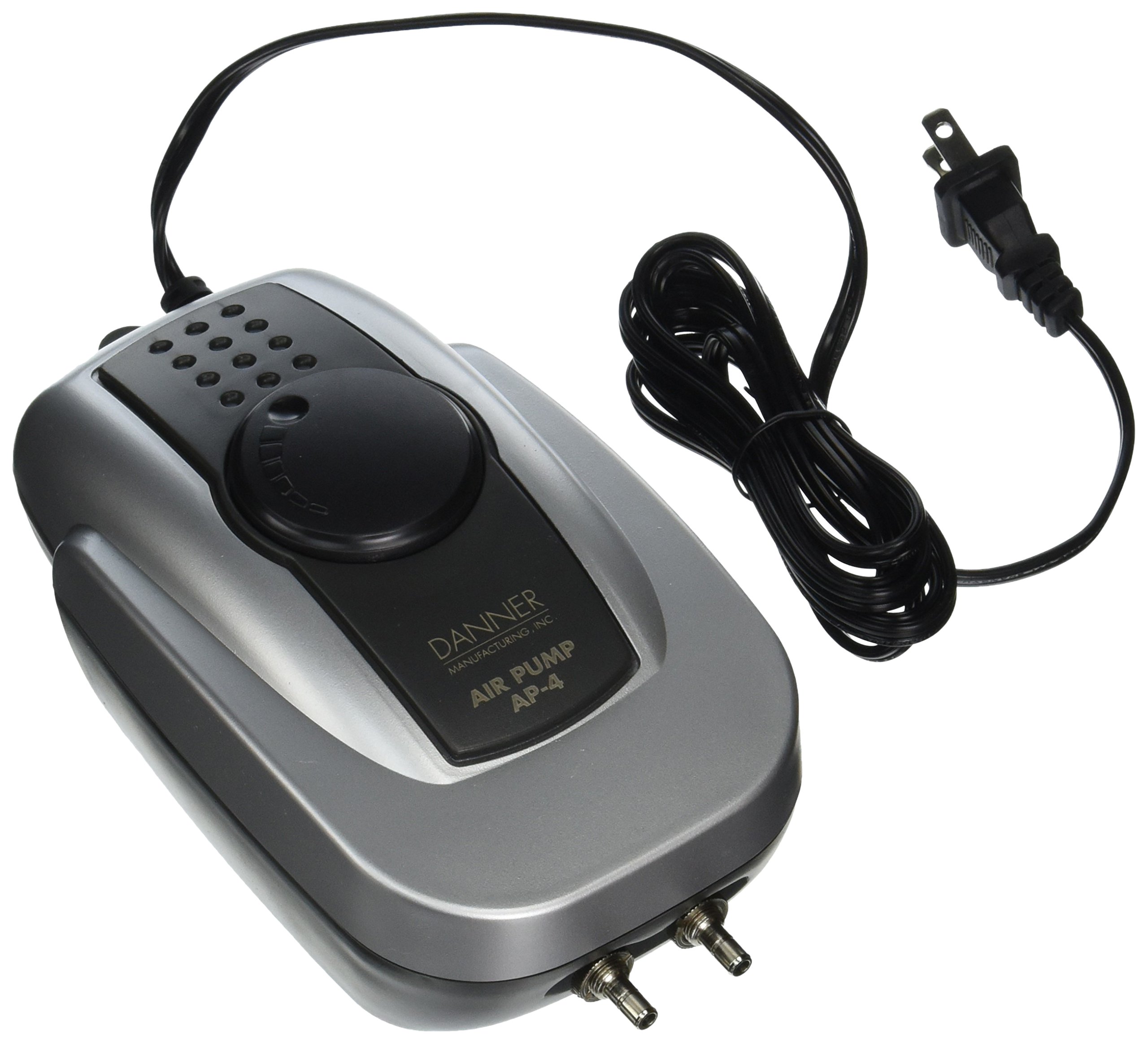 Danner Manufacturing, Inc. Supreme Oxy-Flow Low Volume Aquarium Air Pumps, AP-4 Aquarium Air Pump, 3.5-watt, No.06404,1 Count (Pack of 1),6404