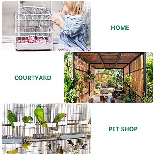 Bird Feeder, Bird Water Dispenser for Cage, 10PCS Automatic Bird Water Feeder for Cage Pet Parrot Budgie Lovebirds Cockatiel Automatic Bird Feeder