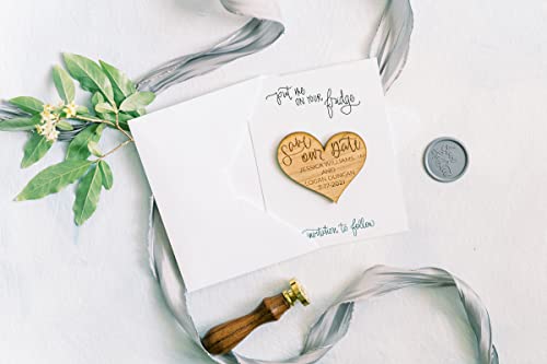 A2 Save the Date Magnet Backing Cards Put Me On Your Fridge Invitation To Follow (Cards & envelopes)