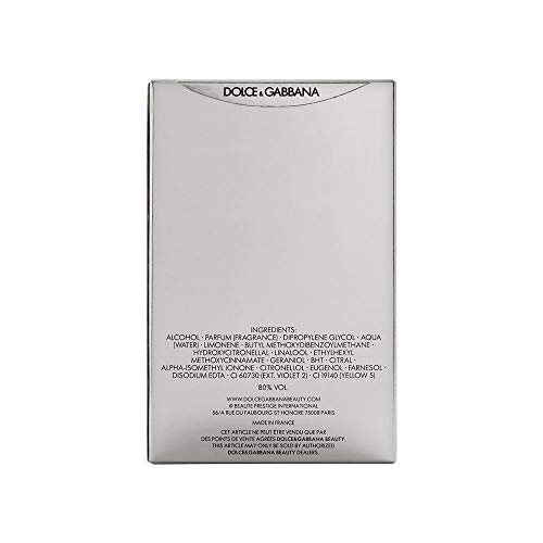 Dolce & Gabbana The One Grey For Me Eau De Toilette Spray, clear , 3.3 Ounce