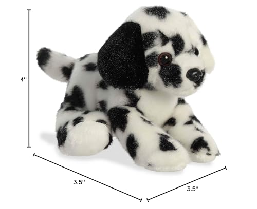 Aurora® Adorable Mini Flopsie™ Dipper Dalmatian™ Stuffed Animal - Playful Ease - Timeless Companions - White 8 Inches