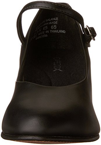 Capezio Women's Jr. Footlight Character Shoe,Black,7.5 W US