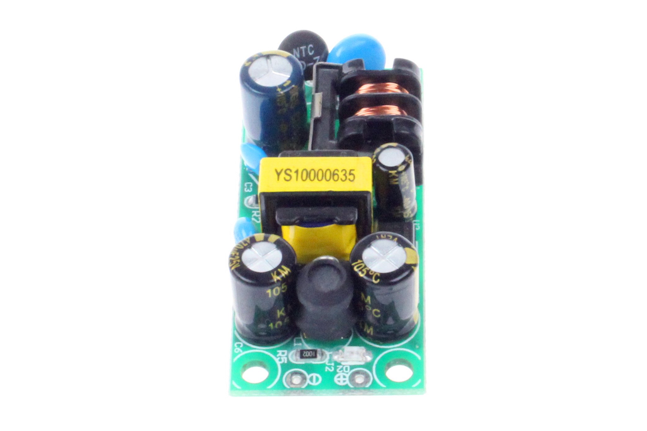 NOYITO AC to DC Precision Buck Power Supply Module AC 120V 100V-264V to 12V 500mA Isolated Step-Down DC Module (12V 500mA) Green