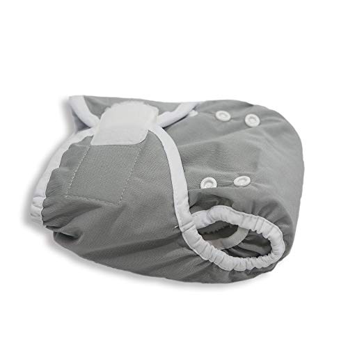 Thirsties Duo Wrap Reusable Cloth Diaper Cover, Hook and Loop Closure, Seafoam Size One (6-18 lbs)