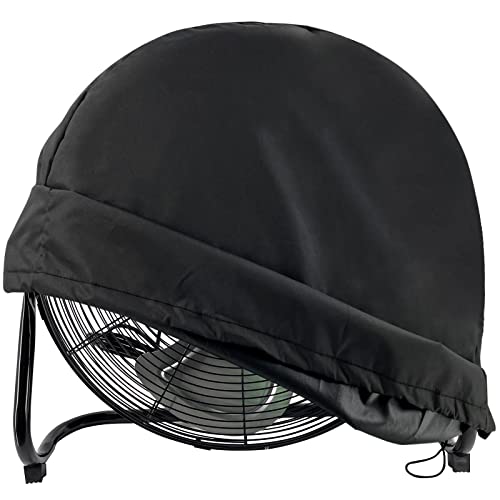 Capolo Heavy Duty Fan Cover for Dust, Industrial Shop Fan Covers Outdoor Waterproof for 18-20" High Velocity Floor Fan, Commercial, Garage, and Greenhouse Use