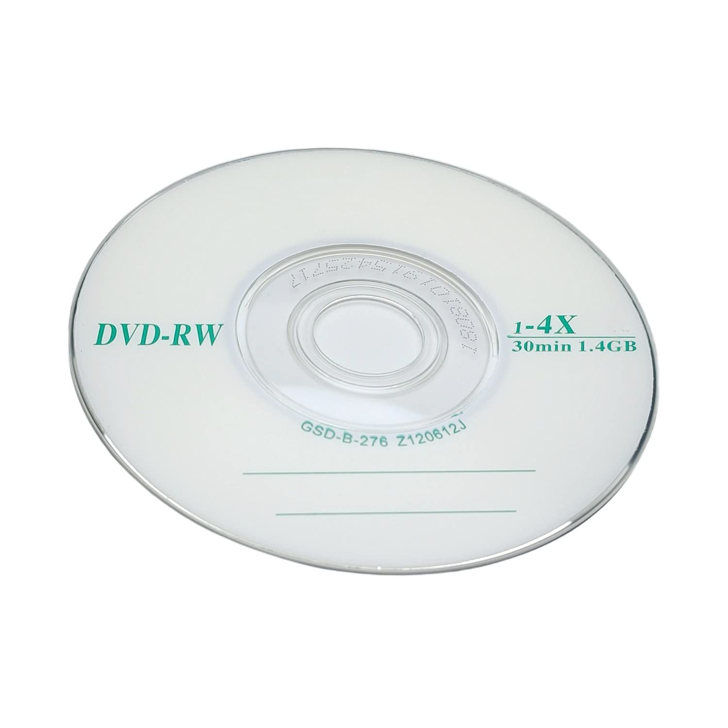 6 Pack 8cm Mini Rewritable Blank DVD-RW Recordable Discs for Camera