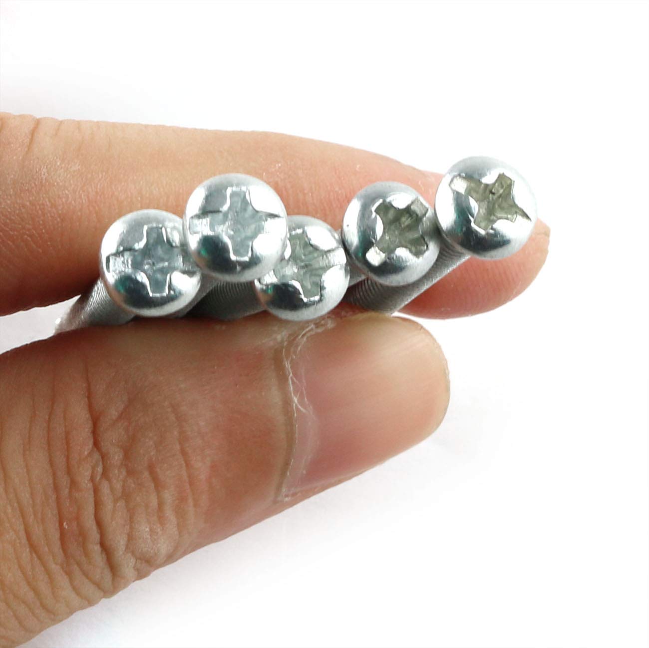 E-outstanding 24pcs M4x35mm Galvanized Carbon Steel Mechanic Screws Philips Head for Office Equipment TV Wall Bracket Communication Equipment Electronic Equipment
