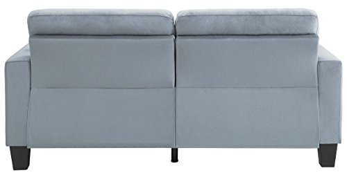 Homelegance Lantana 72" Fabric Sofa, Gray