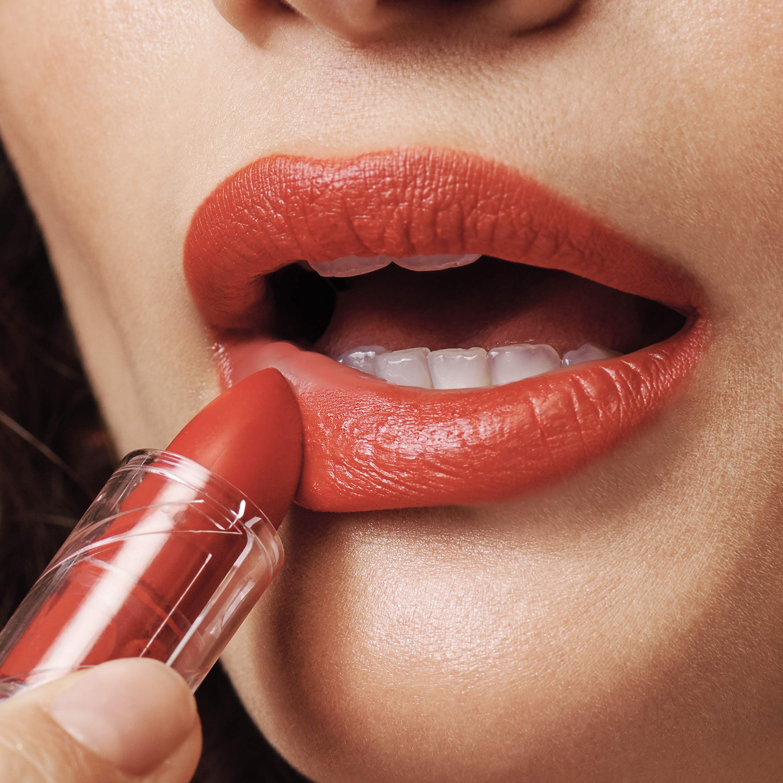 e.l.f. SRSLY Satin Lipstick, Silky, Smooth, Pigmented, Long Lasting, Provides Intense Color Payoff, Pepper, 10 Shades, Easy To Apply, 0.12 Oz