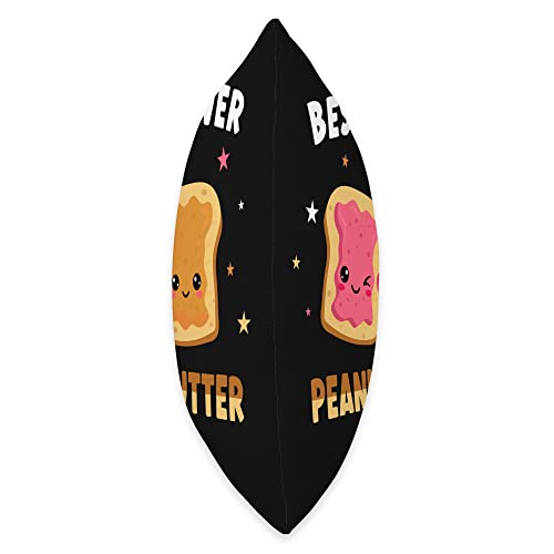 ap lucky designs for people Besties Forever Peanut Butter und Jelly Throw Pillow, 16x16, Multicolor