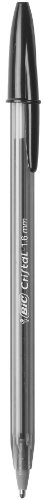 BIC Cristal Xtra Bold Ballpoint Pen, Bold Point (1.6mm) For Vivid And Dramatic Lines, Black, 24-Count