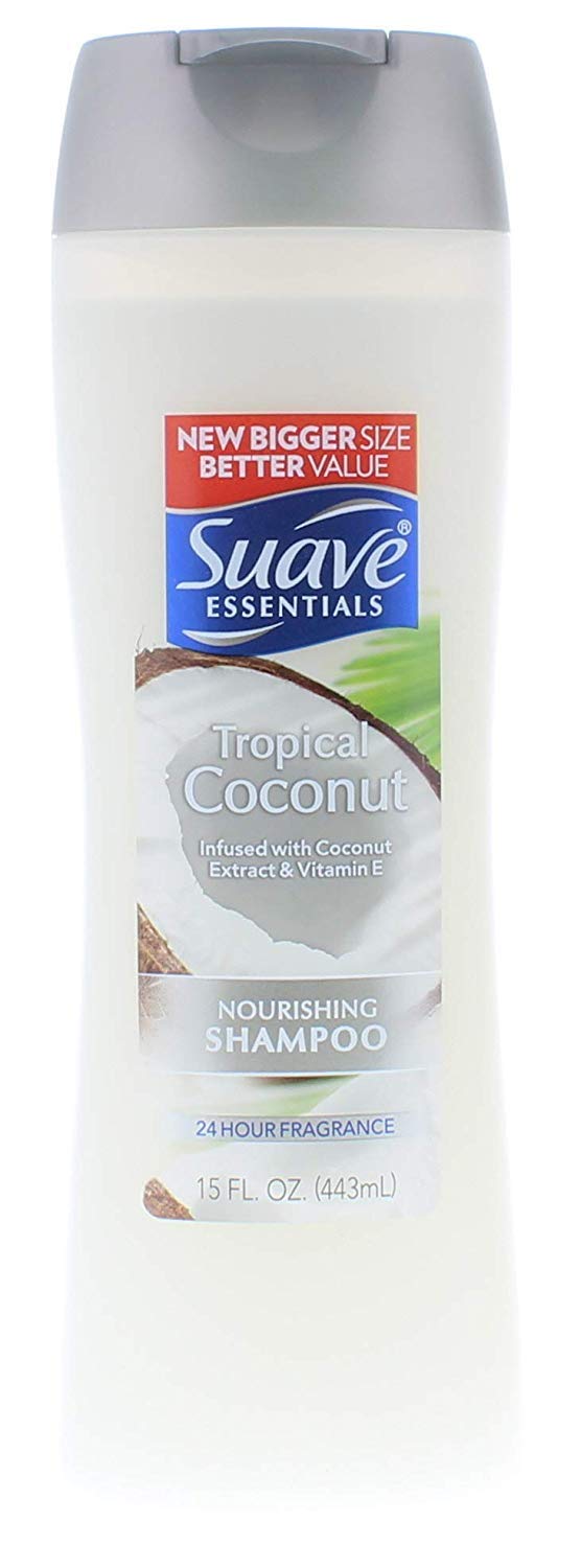 Suave Essentials Tropical Coconut Shampoo and Conditioner 15 Fl. Oz.