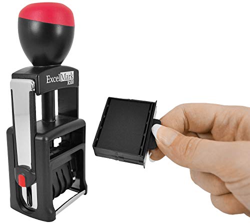 Date Stamp Self Inking Heavy Duty - ExcelMark (R100 Black Ink)