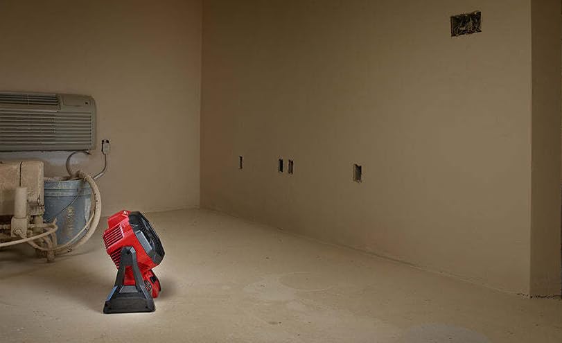 FitseN Suitable For Milwaukee M18 18V 2,350-Rpm Adjustable Jobsite Fan w/Adapter - Bare Tool, Model# 0886-20
