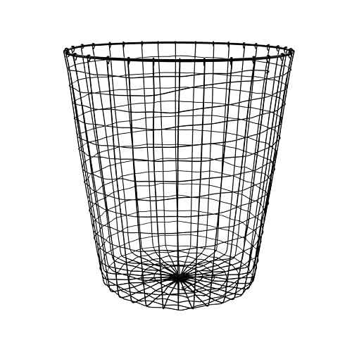 G.E.T. WB-312-MG Heavy Duty Iron Wire Utility Storage Basket, Round, 16" x 18"