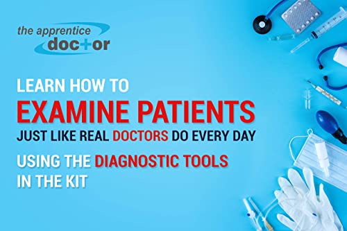 For Future Doctors Medical Kit and Online Training Course - Ideal for High School Students – Over 50 Practical Projects - Learn What Doctors Do Everyday - The Apprentice Doctor