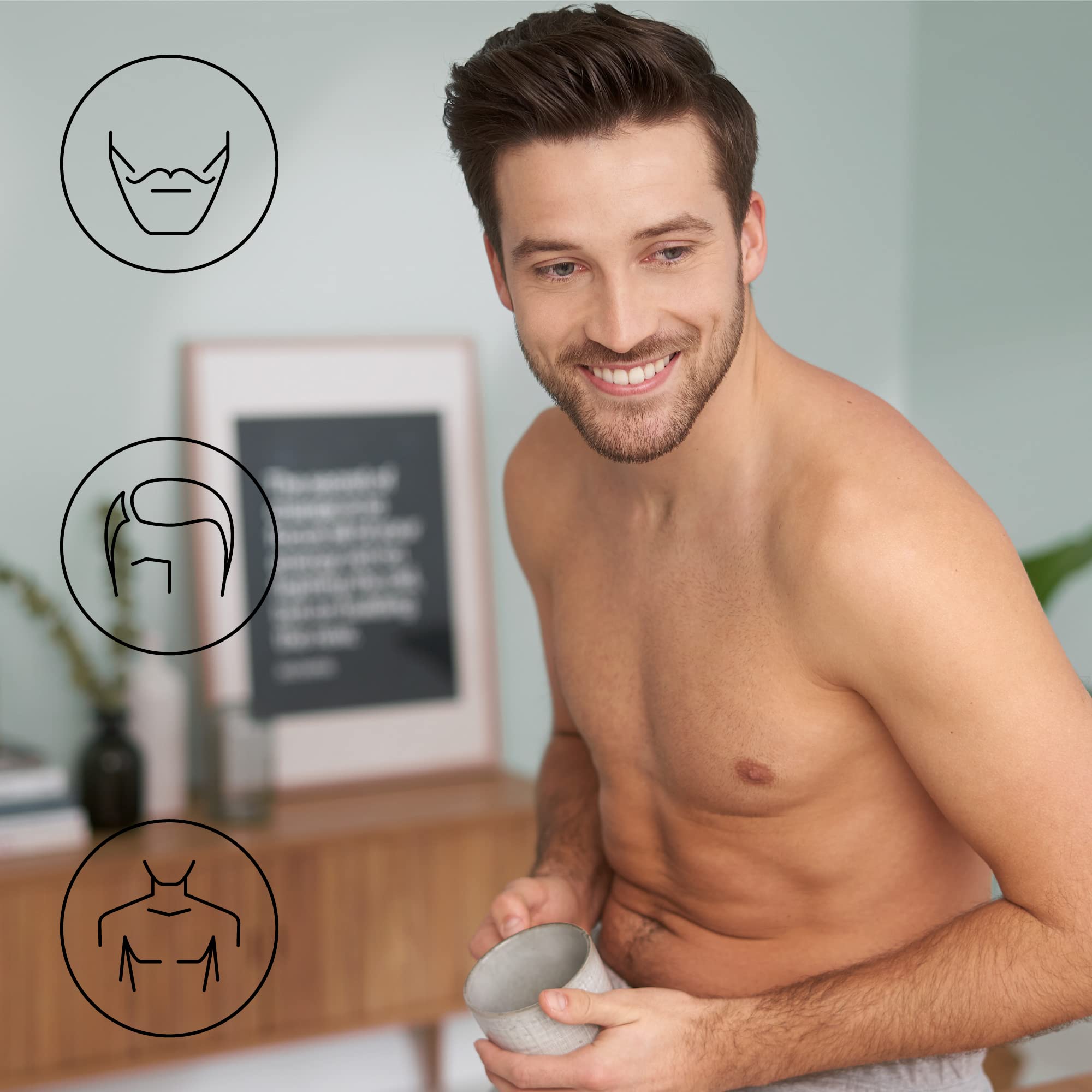 Panasonic ER-GB62 Beard and Hair Trimmer with 39 cutting levels