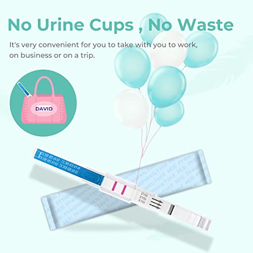 DAVID Pregnancy Tests Kit HCG Pregnancy Tests Strips Early Detection,Accurate and Reliable Results 6 Days Earlier Than The Missed Period - 6 Lightweight Midstream Sticks and 10 Strips (16 Pack)