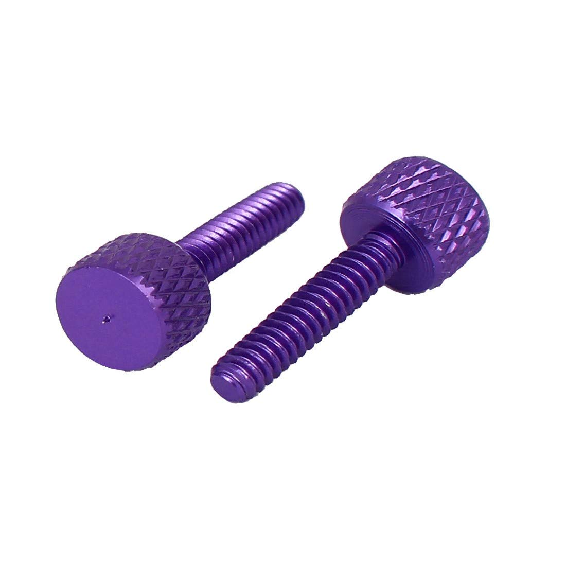 New Lon0167 Computer PC Featured Graphics Card Knurled reliable efficacy Head Thumb Screws Purple 6#-32 4pcs(id:f36 35 3f 90f)
