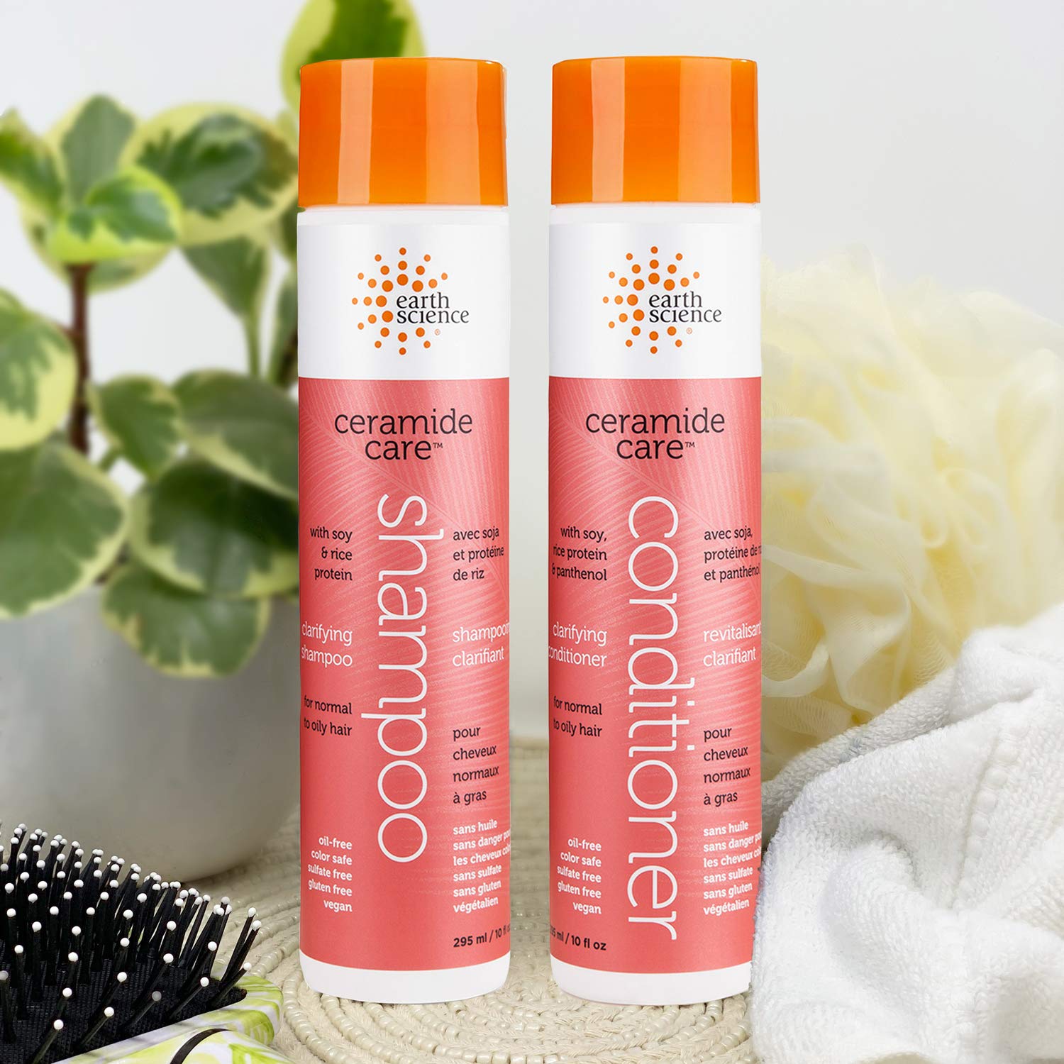 Earth Science Ceramide Care: Clarifying for Normal to Oily Hair (Conditioner 2 Pack)