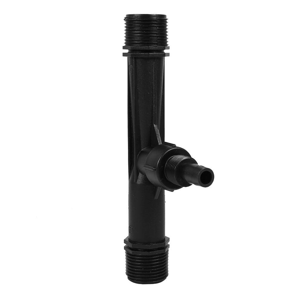 Irrigation Tube Fertilizer Mixer Injector Agriculture Tool Plastic Black for Outdoor Garden Farm Lawn, 1/2" 3/4β 1β Inch(1 inch)