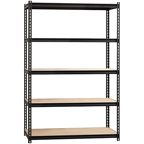 Hirsh 2,300 lb Capacity Iron Horse Shelving - 5 Compartment(s) - 72" Height x 48" Width x 24" Depth