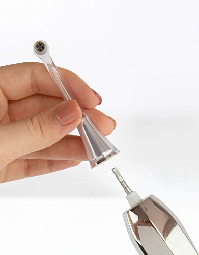 Supersmile Zina45 Replacement Polishing Head for Sonic Pulse Toothbrush - Delivers Professional At-Home Teeth Whitening Polish & Shine (Silver