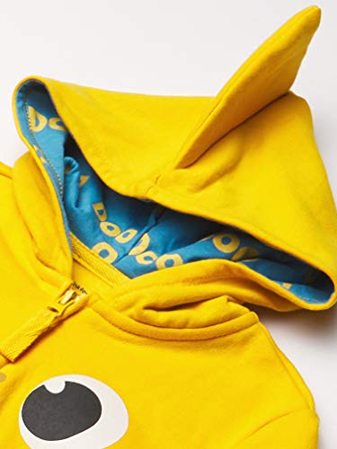Pinkfong Boys Zip Up Big Face Hoodie-Baby Shark Yellow Toddler Size 2T-5T, 3T