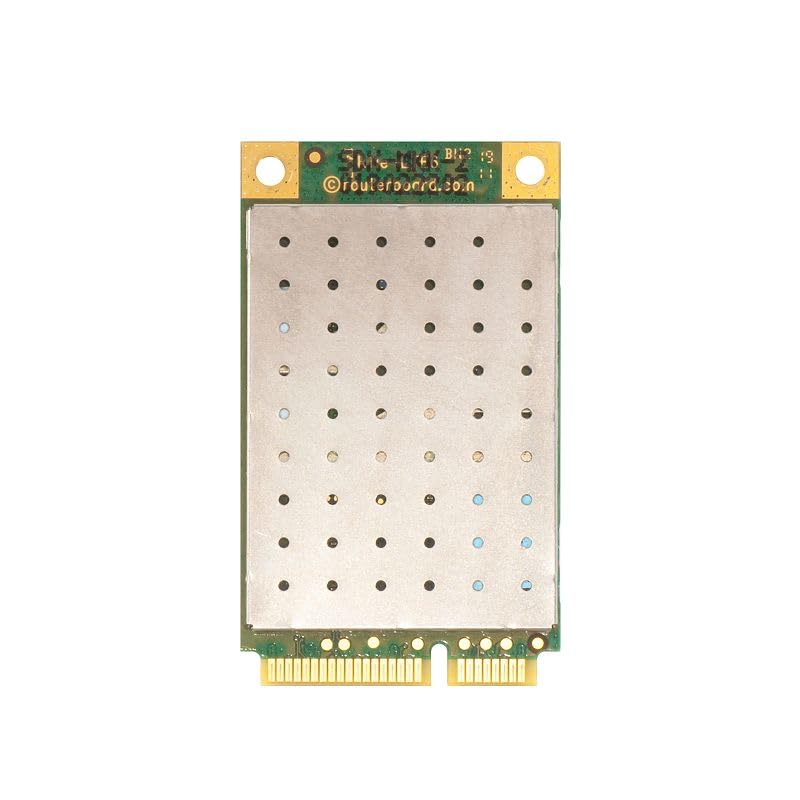 MikroTik R11e-LTE6 2G/3G/4G/LTE miniPCI-e Card with Carrier Aggregation Support (up to 300 Mbps) for Bands 1/2/3/5/7/8/12/17/20/25/26/38/39/40/41n