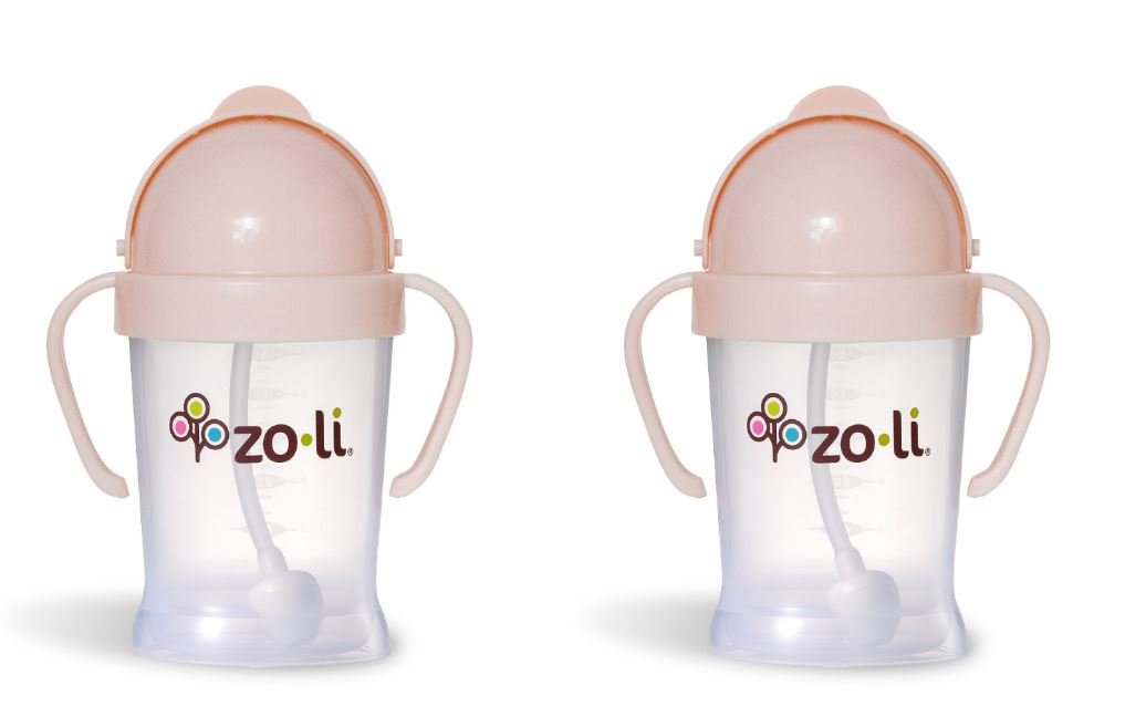 ZoLi BOT 2 Pack Sippy Cup (Blush Blush)