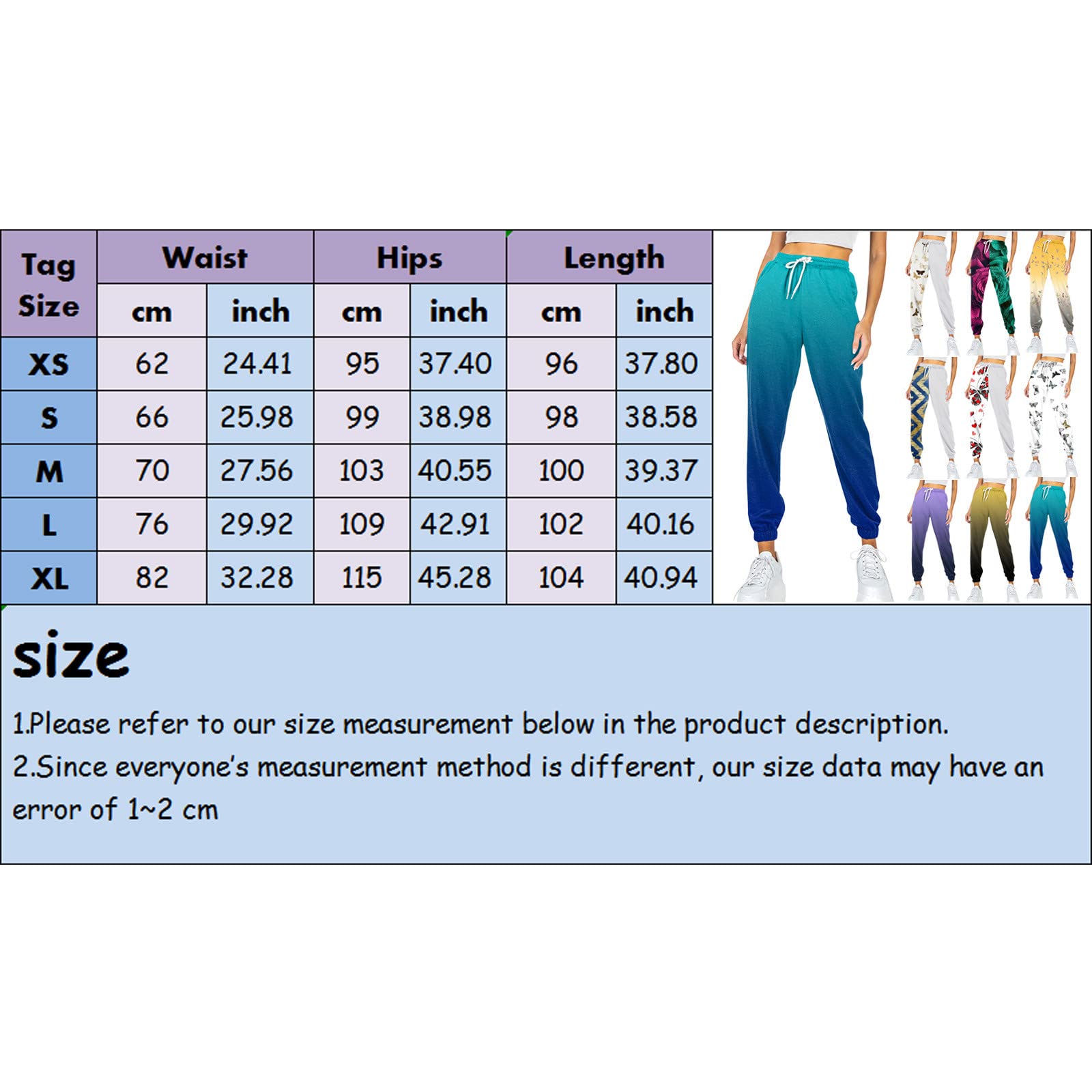 Bblulu Women's Drawstring Waist Sweatpants Fashion Butterfly Print Casual Jogger Pants with Pocket Relaxed Fit Lounge Trouser