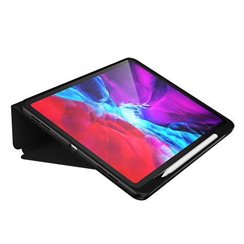 Speck Products Presidio Pro Folio iPad Pro 12.9-Inch Case (2018/2020), Black/Black (134861-1050)