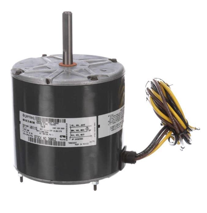 3S052 | Carrier Condenser Motor 5KCP39MFWB11S 1/4 hp, 1100 RPM, 460V Genteq