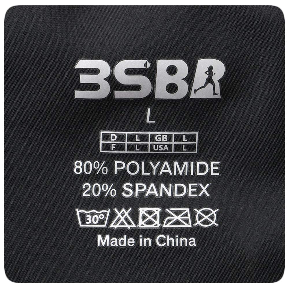 3SB Triathlon Shorts, Men’s Tri Shorts, Padded Cycling Shorts with Pockets, Bicycle Riding Pants Perfect for Training, Black Small