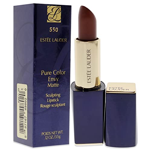 Estee Lauder Pure Color Envy Matte Sculpting Lipstick - 550 Mind Game for Women - 0.12 oz Lipstick