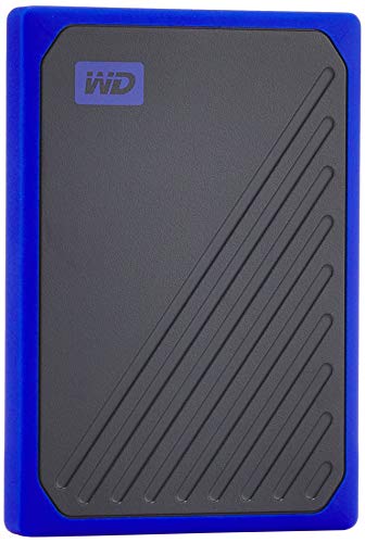 Western Digital 1TB My Passport Go SSD Cobalt Portable External Storage, USB 3.0 - Western DigitalBMCG0010BBT-WESN