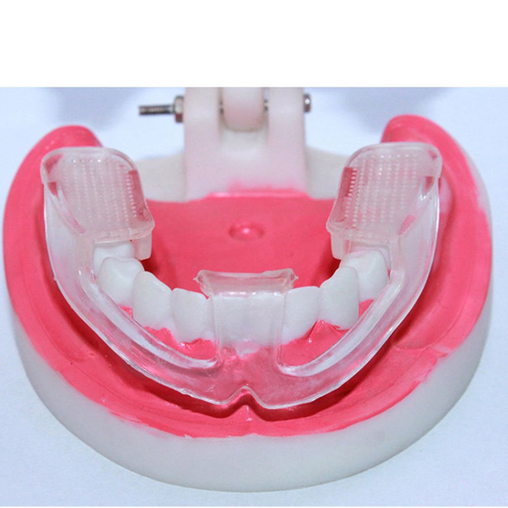 Grey990 Silicone Tooth Grinding Brace Dental Mouth Guard Bruxism Sleep Aid Night Teeth Dental Care Kits Durable