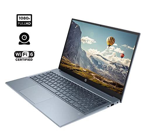 HP Newest 15 Pavilion Laptop, 15.6" Full HD Touchscreen, 12th Gen Intel Core i7-1255U Processor, 16GB RAM, 1TB SSD, Backlit Keyboard, Wi-Fi 6, HDMI, Windows 11 Home, Blue