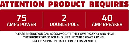 Eemax EEM24018 Electric Tankless Water Heater, Blue