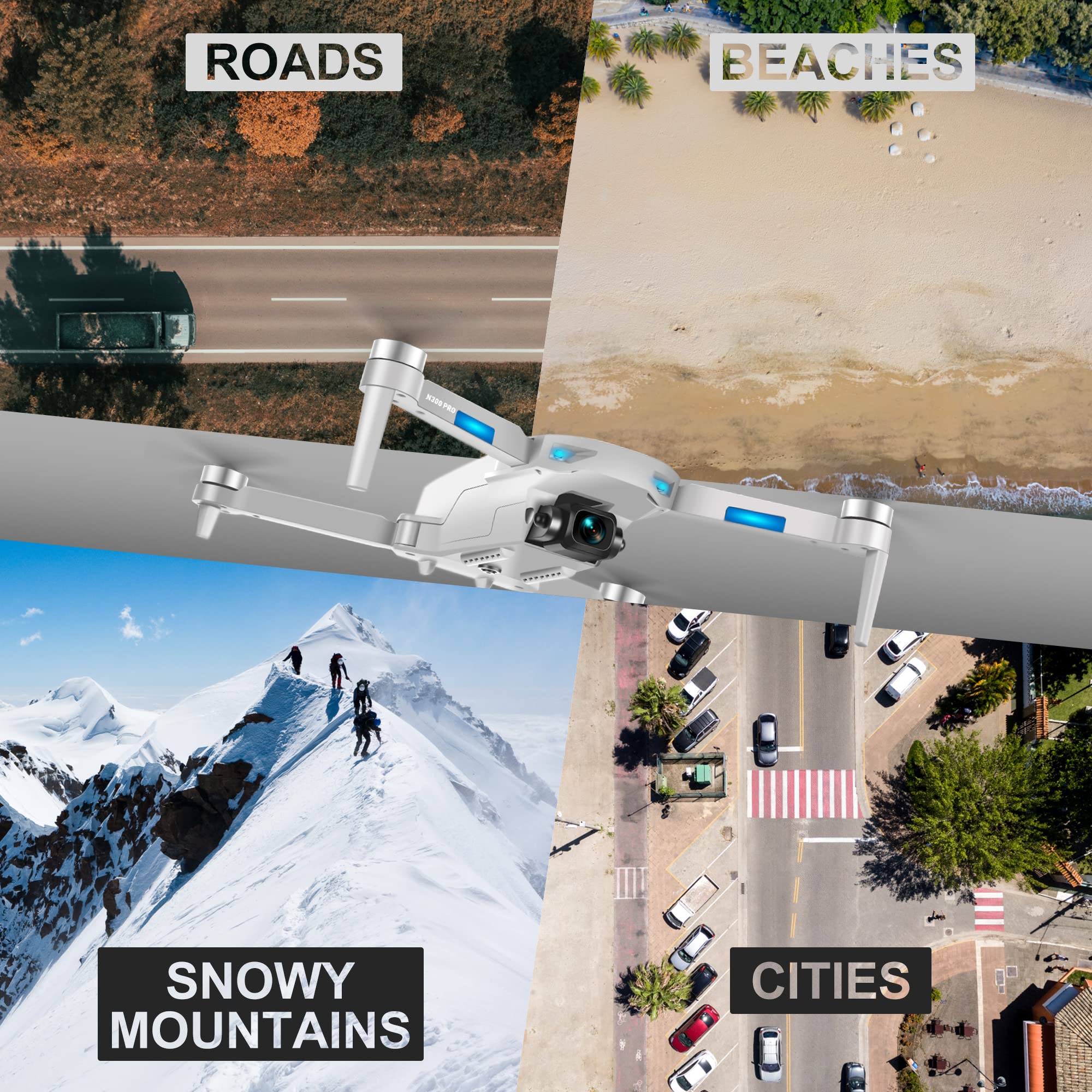 ๐ฎ๐ฌ๐ฎ๐ฏ ๐ก๐ฒ๐ HHD 4K GPS Drone with Camera for Adults: WiFi Mobile Control, Real-Time Image Transmission, RC Quadcopter with Auto Return, Follow Me, Altitude Hold, 40min Dual Batteries Flight